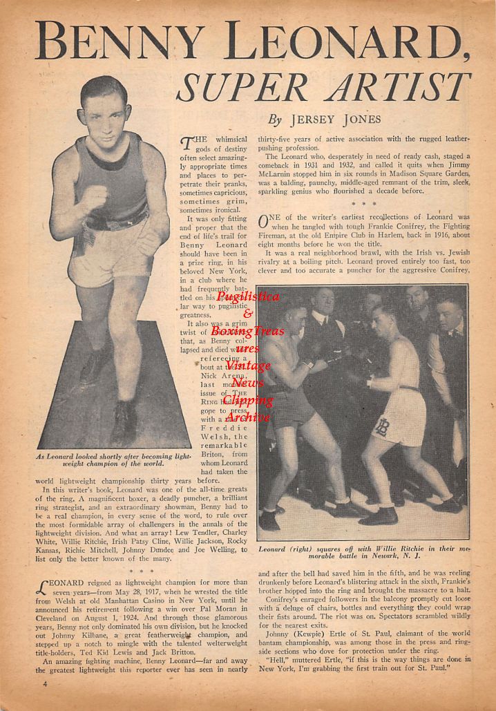 Boxing News Clipping #449 - Jersey Joe Walcott, Joe Baksi, Joey Maxim ...
