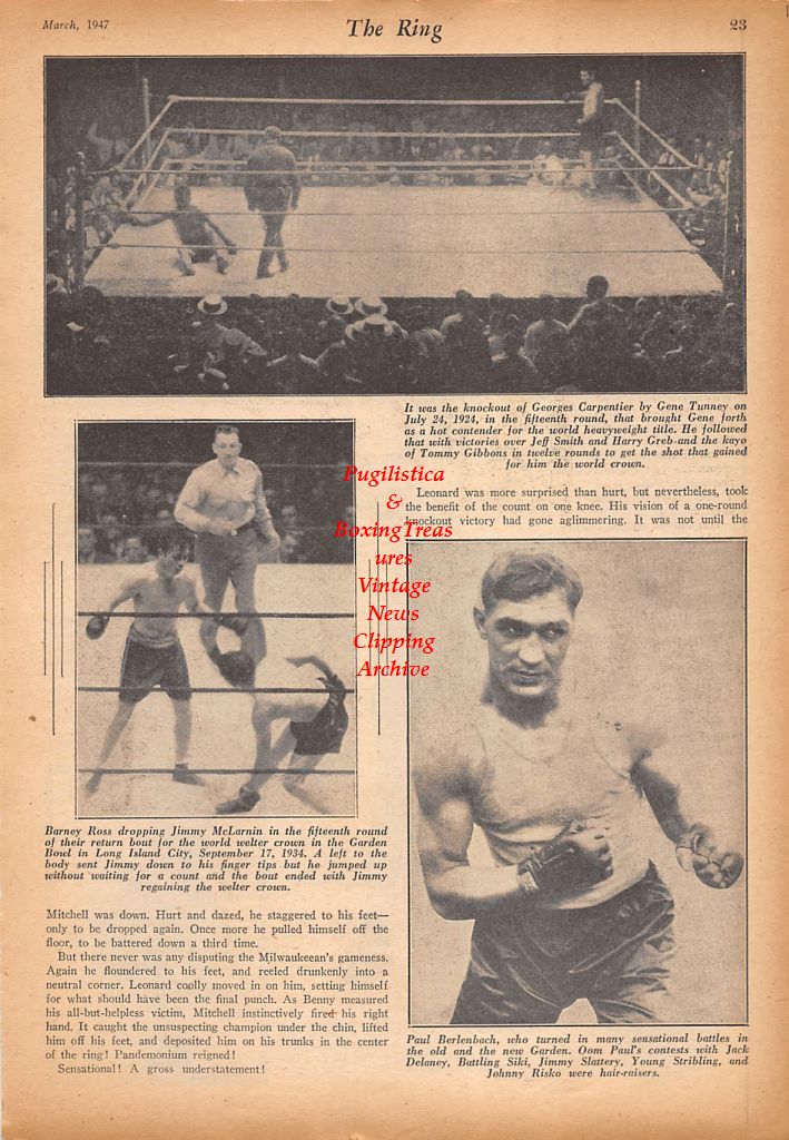 Boxing News Clipping #586 - Ace Hudkins, Dave Shade, Ted Kid Lewis ...