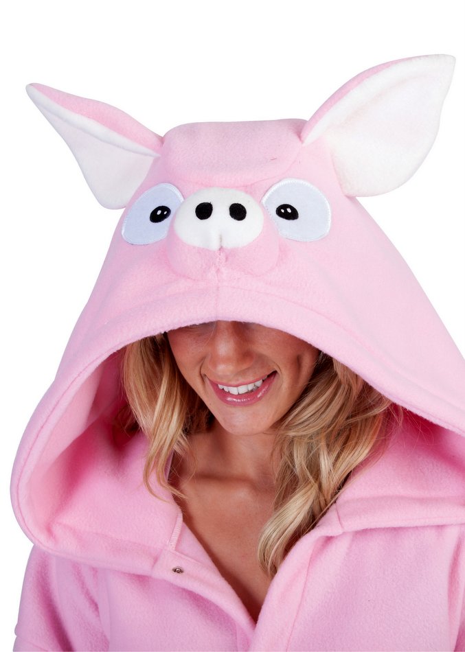 Adult Pink Pig Funsies Costume - Candy Apple Costumes - Animal Costumes