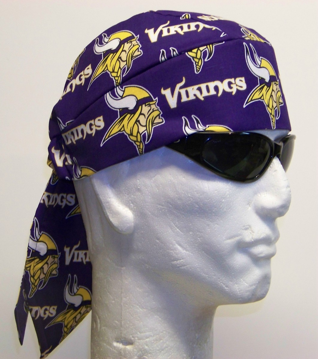 NFL Vikings Do Rags Made in USA.