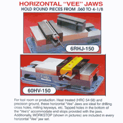 SNAP Jaws 6" VEE JAW 1" TO 3 1/8" for 6" Kurt Vise 6OHV-150