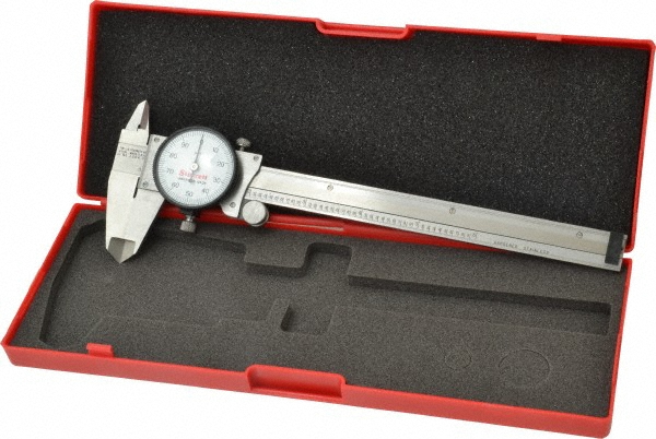 Starrett 0 - 6'' Measuring Range (.001 Grad.) - Dial Caliper with ...