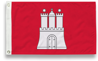 German Lander - Hamburg Flag