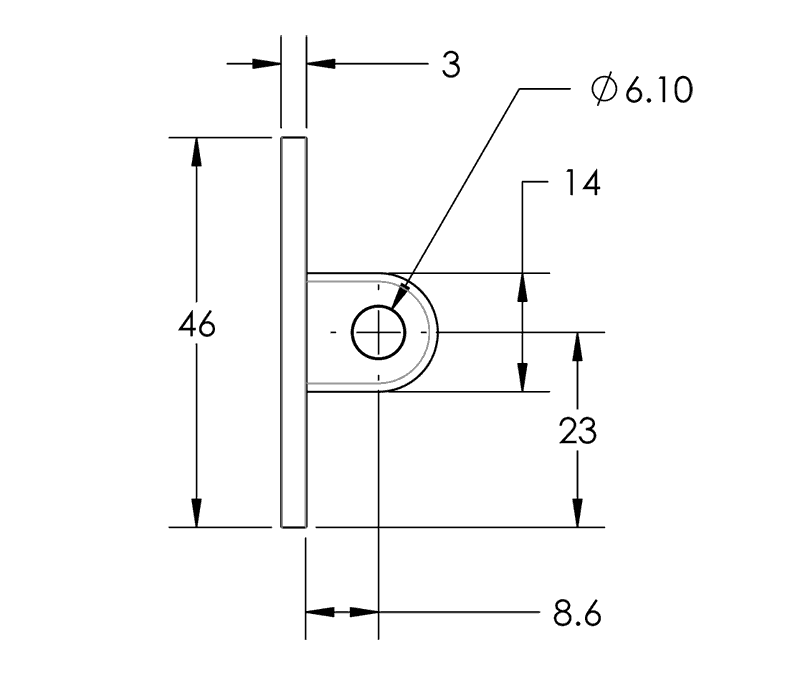 Cable Railing Systems Surface Mount Eye