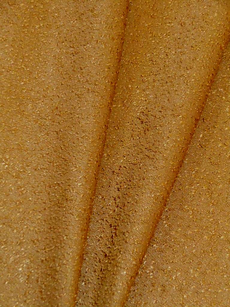 Boucle Color Gold Drapery fabric