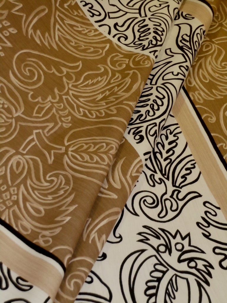 Designer's Guild Pattern Onega Color Black Beige