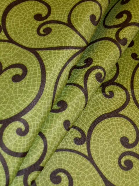 Indoor/Outdoor Fabric Pattern Grenada Scroll