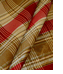 Multicolor Plaid Design Silk Blend Fabric