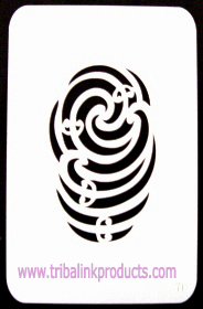 Airbrush Tattoo Stencil Tribal TR-227
