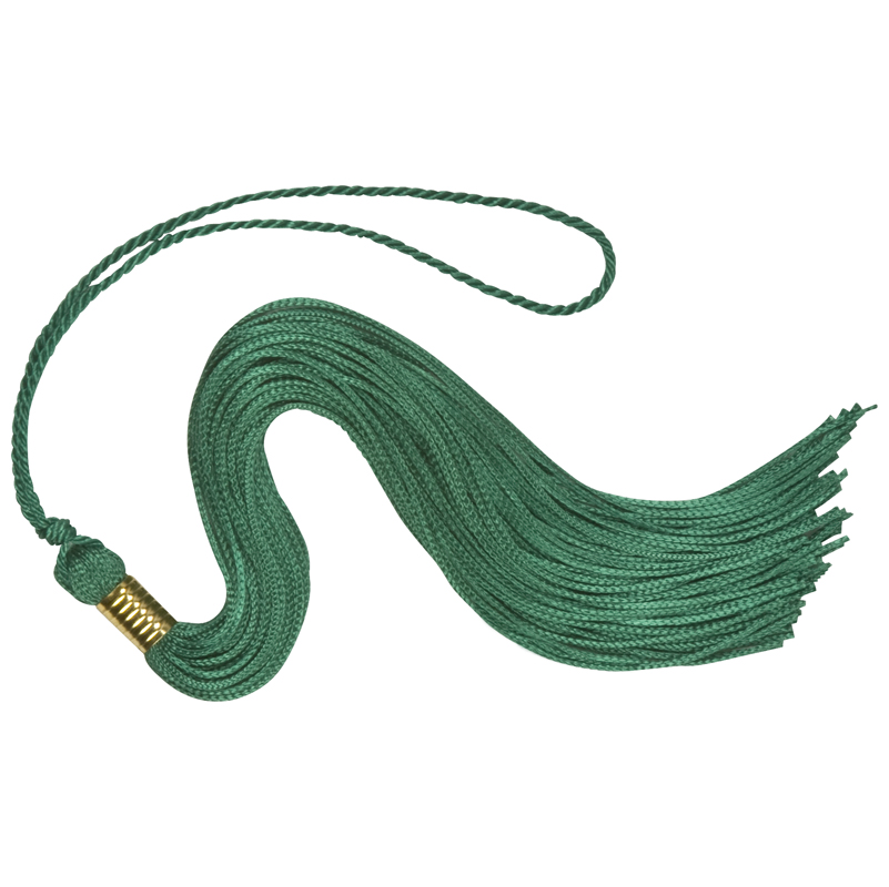 Mint green graduation tassel
