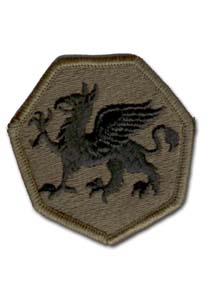 Army 108th Training Division Subdued Military Patch