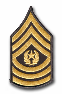 Army 1st Sergeant Rank Chevron (Pair) Military Patch