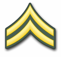 Army Corporal Vinyl Transfer Decal