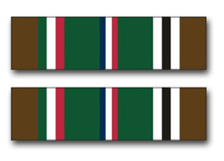 Army European - African - Middle Eastern Campaign Ribbon 3.8" Vinyl ...