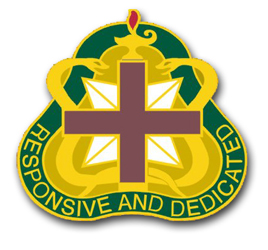 Army Medical Command Unit Crest 10" Vinyl Transfer Decal