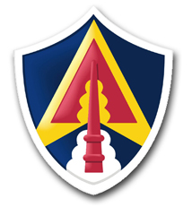 Army Space Command Patch 8" Vinyl Transfer Decal