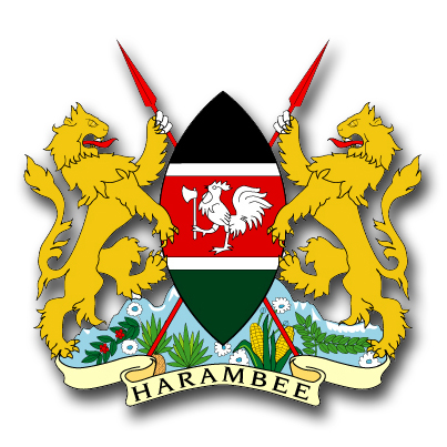 Kenya Coats Of Arms 10" Decal