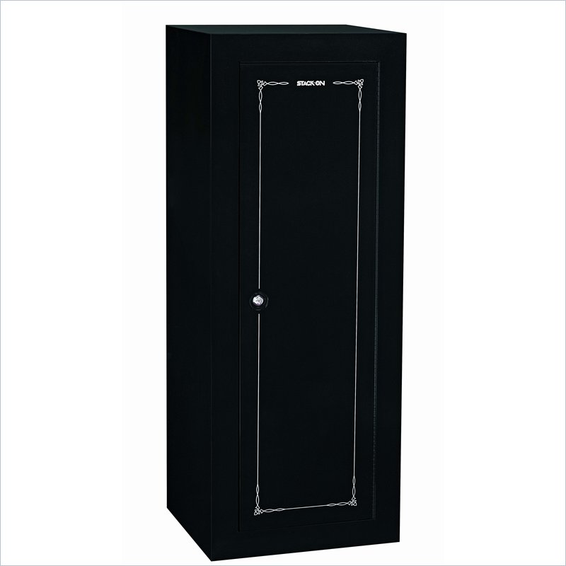 Safes Security Plus 18 Gun Convertible Key Lock Steel Security Cabinet