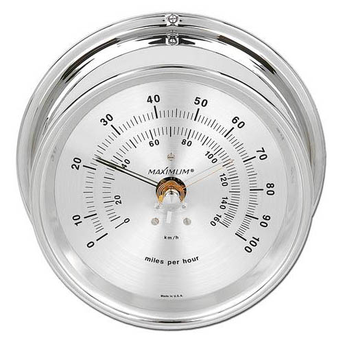 Maximum-VIAC Vigilant Wind Speed Instrument - Chrome Cas...