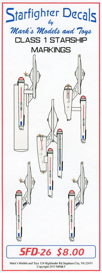 Class I Star Ship Markings
