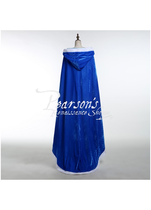 Cinderella Brocade Velvet Cape Cosplay Costume