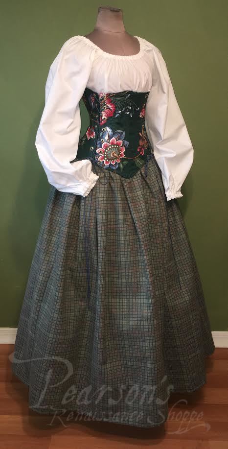 Fanciful Maiden Set - renaissance clothing, medieval, costume