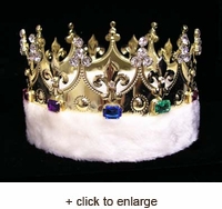 Kings Crown with Faux Fur