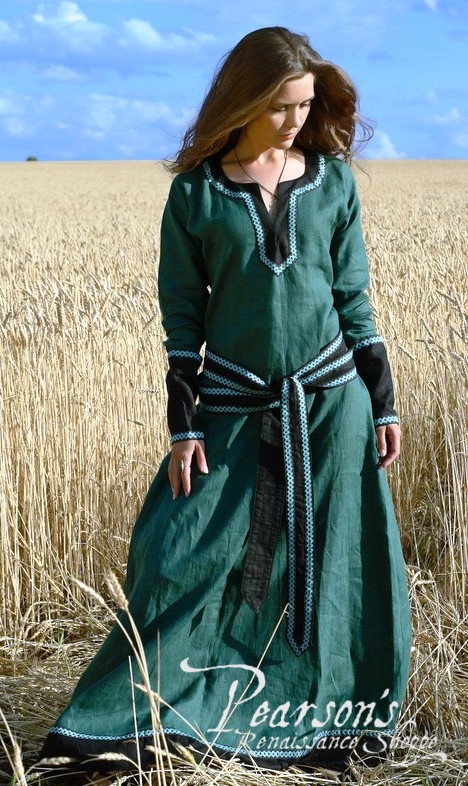 Lady Tunic medieval clothing renaissance costume