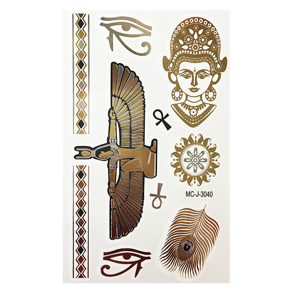 CLOSEOUT Metallic Flash Tattoos Design 3040
