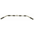 Cable Attachment - Cambered Lat Pull Down Bar - 48 Inches Long - Rubberized Grips