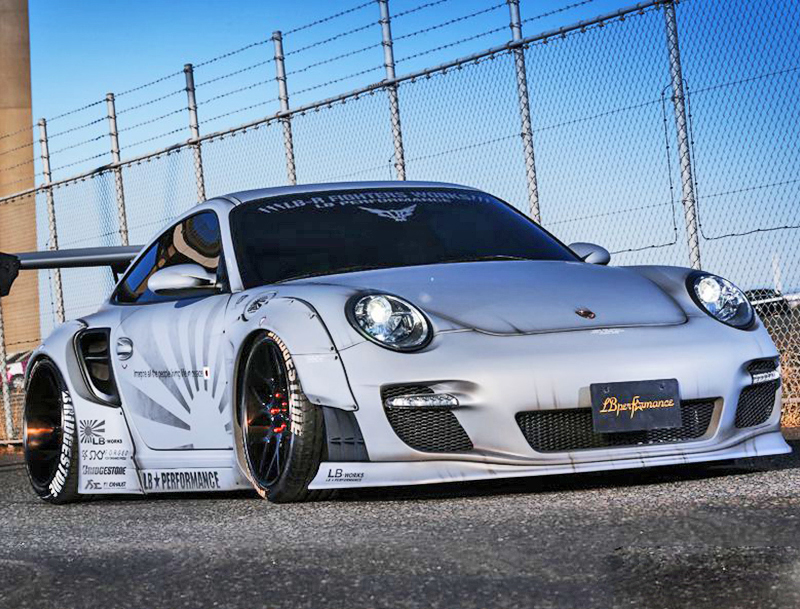 2007-2012 Porsche 997 Turbo Liberty Walk Complete Body Kit Version 1 ...