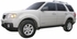 2008-2010 Mazda Tribute Painted Body Side Moldings