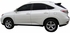 2010-2015 Lexus RX350 Painted Body Side Moldings