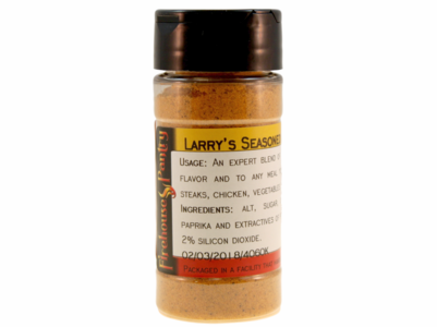 Larry's Seasoned Salt in a Spice Jar by Firehouse Flavors