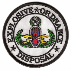Embroidered EOD Patches