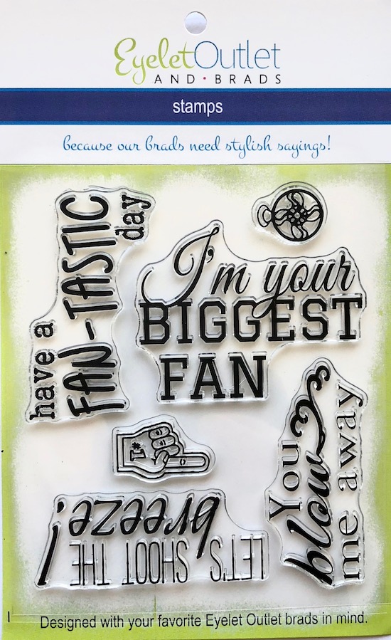 Fan Stamp Set - Stamps Sets - Clear - SALE