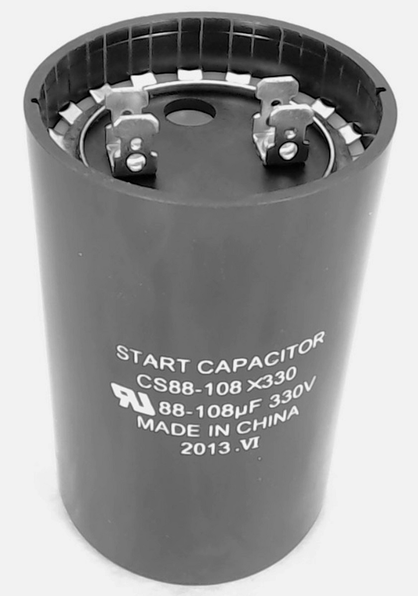 CS88-108X330 - Start Capacitor, Round, 88-108 Mfd., 330 Volt