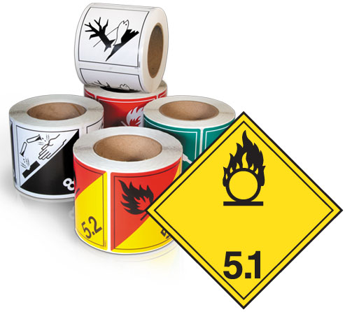 GHS Class 5.1 TDG Label (Vinyl) - TT51V