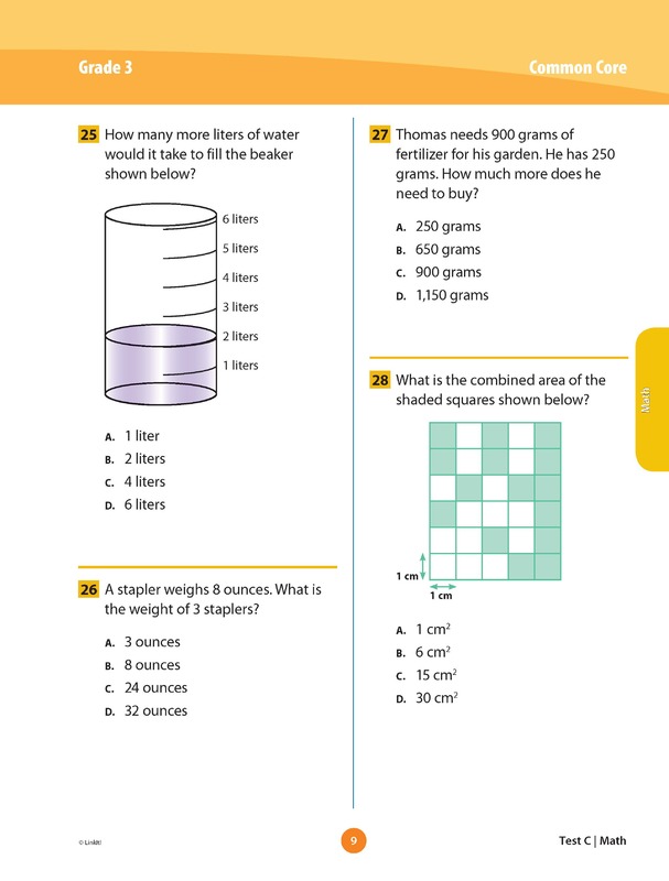 Common Core Grade 3 Practice Tests: New!
