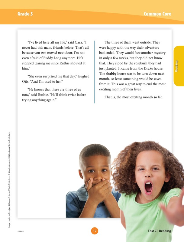 Common Core Grade 3 Practice Tests: New!