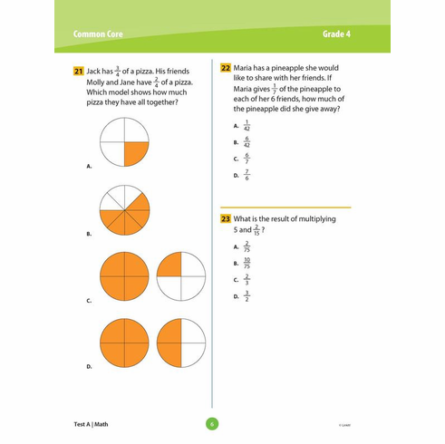 Common Core Grade 4 Practice Tests: New!