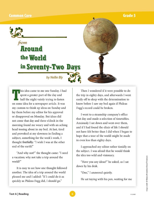 Common Core Grade 5 Practice Tests: New!