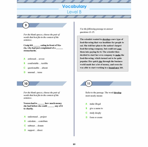 CTP-4™ Verbal Reasoning & Vocab — Workbook Levels 3-4 (Grades 3-5)
