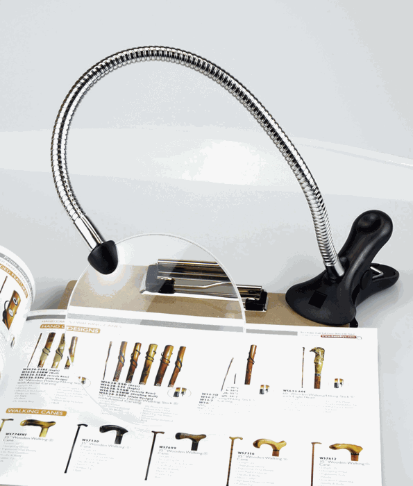 Clip-On Flexible Rimless Magnifier