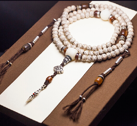 Tibetan Malas Daemonorops margaritae's Seeds Mala Buddhist 108 Beads ...
