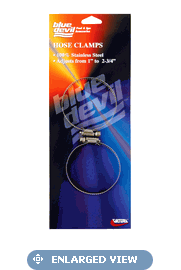 Valterra B8260C Blue Devil Hose Clamps - Stainless Steel (2PK)