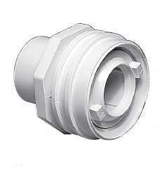 Waterway Flush Mount Return Fitting 1" Socket - Bone # 400-9192