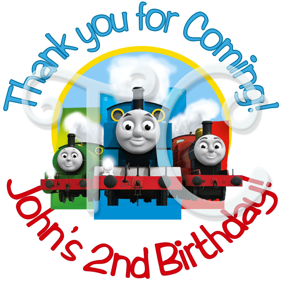 Personalized Thomas the Train Stickers