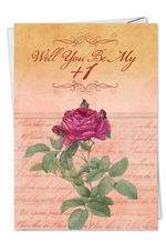 Valentine's Day Plus One Funny Greeting Card