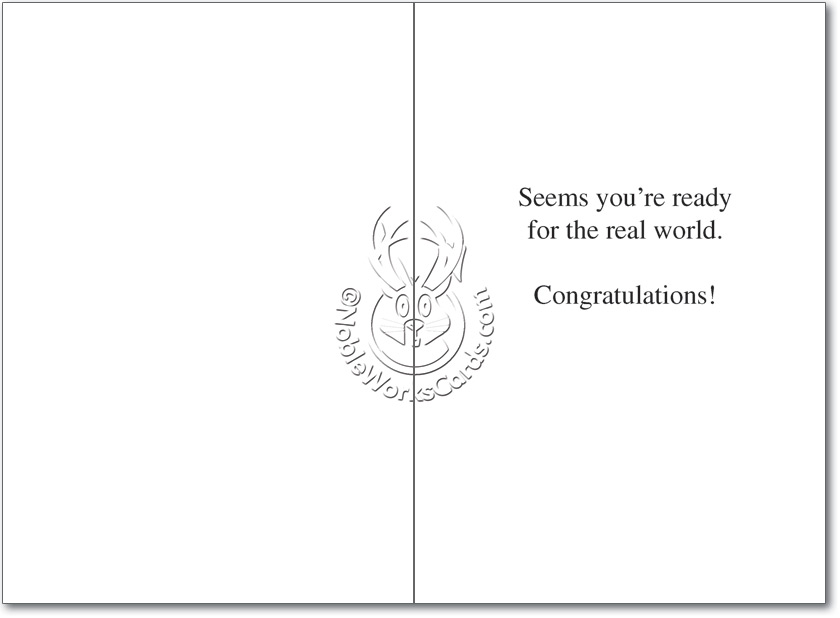 College Unique Congratulations Card Ephemera
